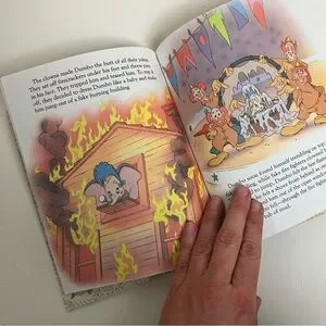 Disney | Toys | Vintage Disney Dumbo Little Golden Book 8s 90s ...